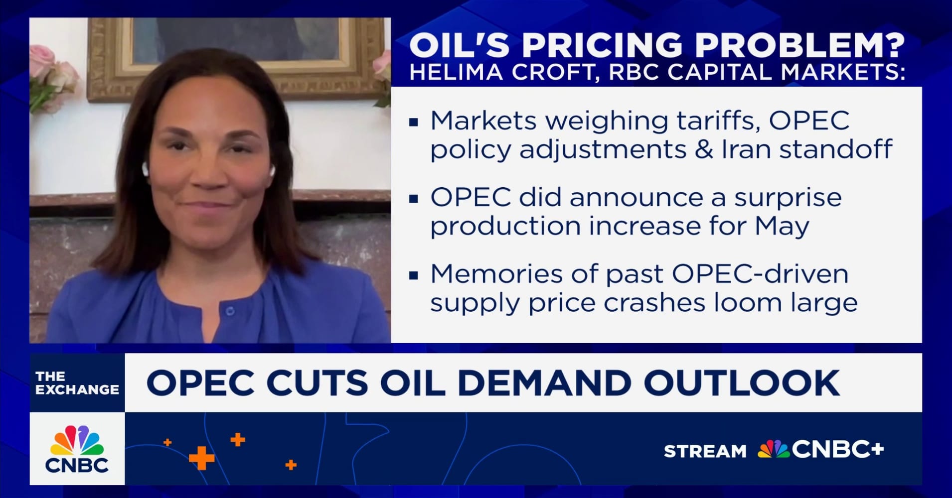 It's a double whammy for the oil markets right now, says RBC's Helima Croft