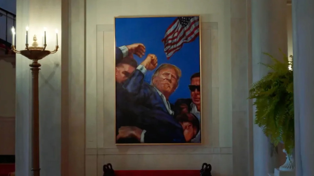 ‘Fight, Fight, Fight': White House Replaces Obama Portrait with Trump ...