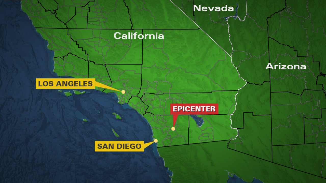 San Diego County earthquake felt across Southern California