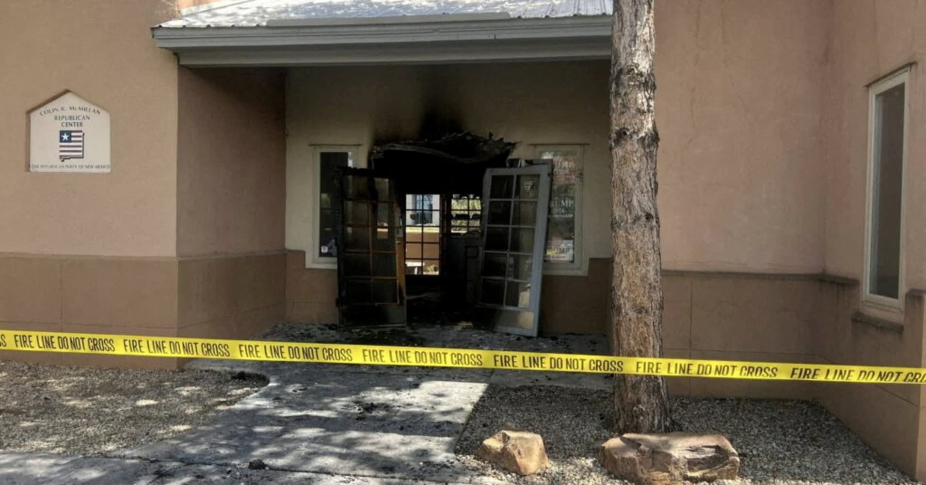 DOJ charges man in arson attacks on Tesla showroom, Republican HQ in ...