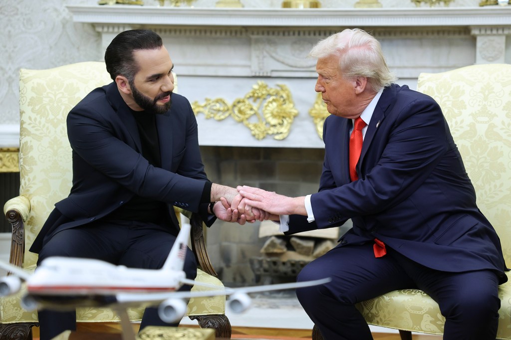 Trump and Bukele Bond Over Human Rights Abuses in Oval Office Meeting