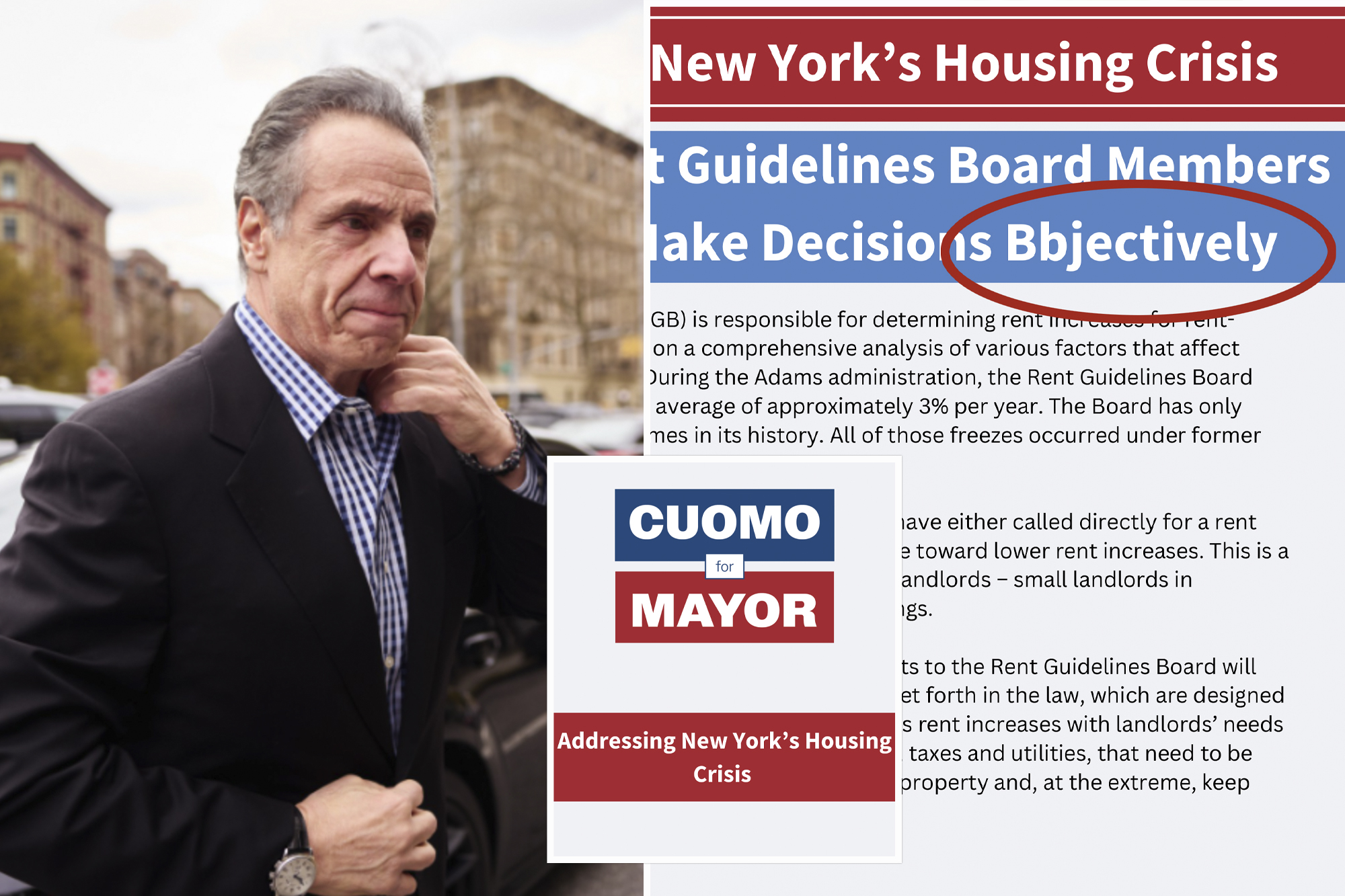 Cuomo mayoral campaign blames aide’s lazy editing — not ChatGPT — for typo-ridden housing plan ...