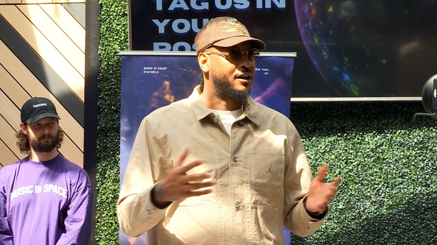 Former NBA and Syracuse basketball legend Carmelo Anthony launches ...