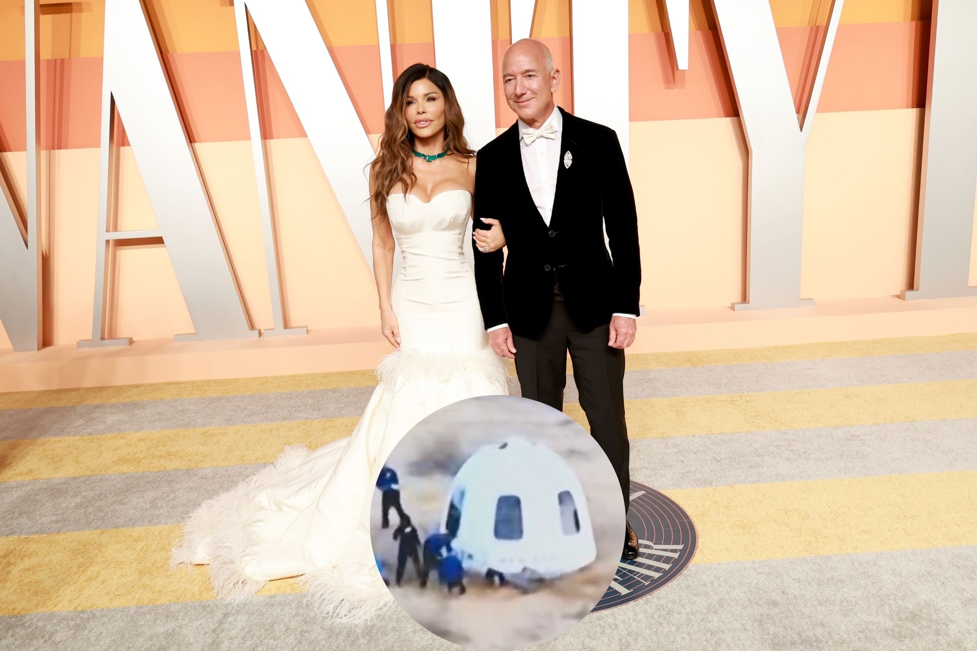 Jeff Bezos Mocked After Tripping In Front of Fiancé Lauren Sanchez's ...