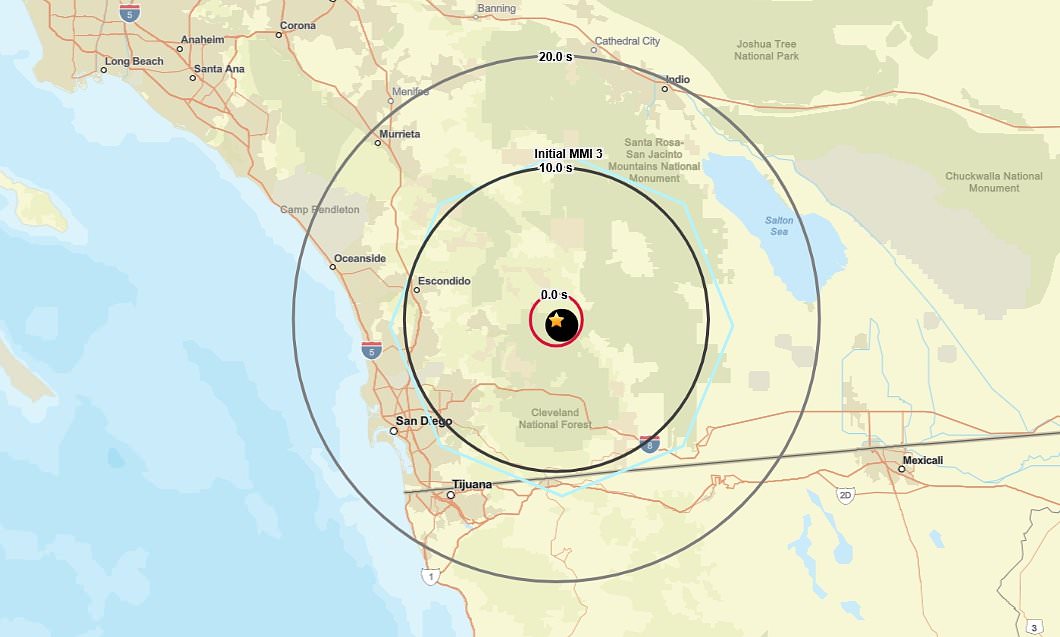 San Diego rocked by monster earthquake