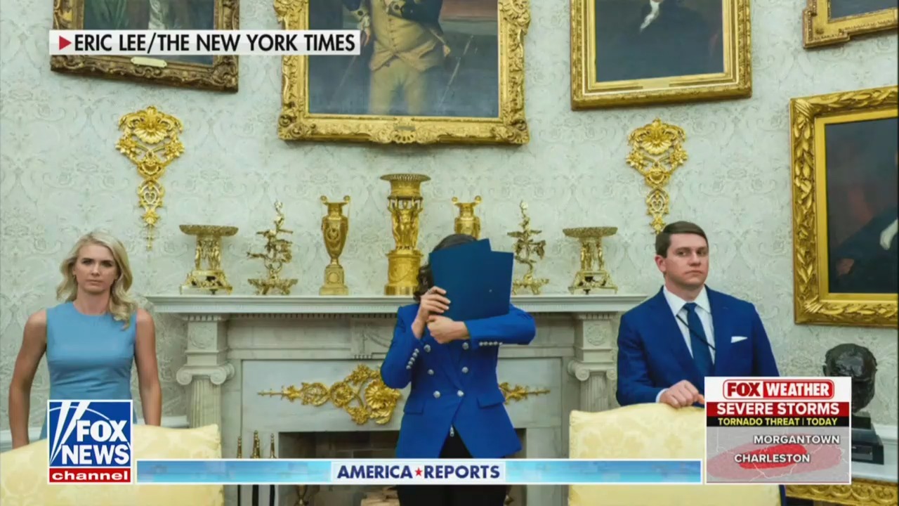 Gretchen Whitmer Addresses Viral Photo Of Her Trying to Hide at Trump ...