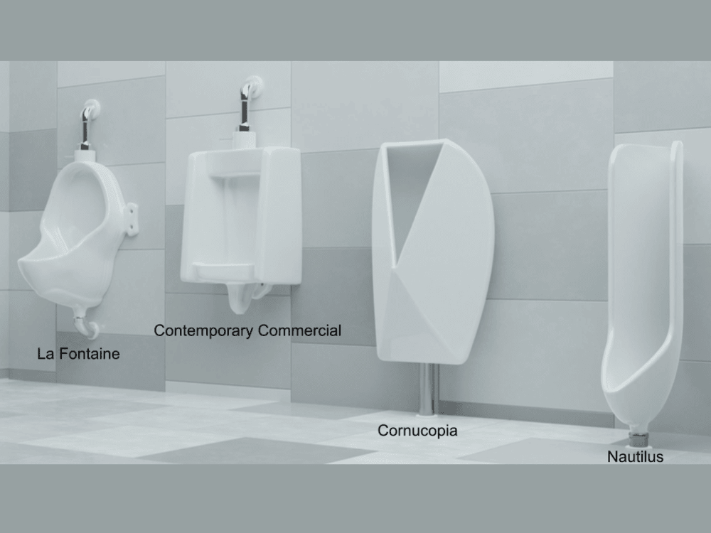 Scientists are solving the problem of urinal splashback, one drop at a time