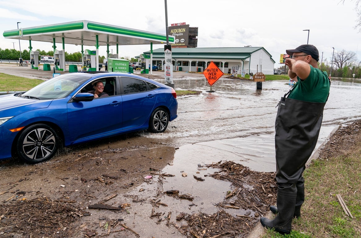 Harsh photos show severe flooding from storms around the US