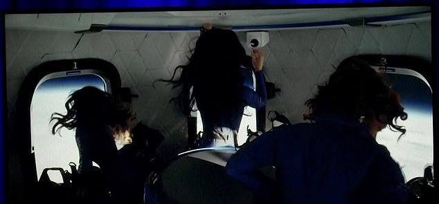 First video emerges from INSIDE the Blue Origin space ship