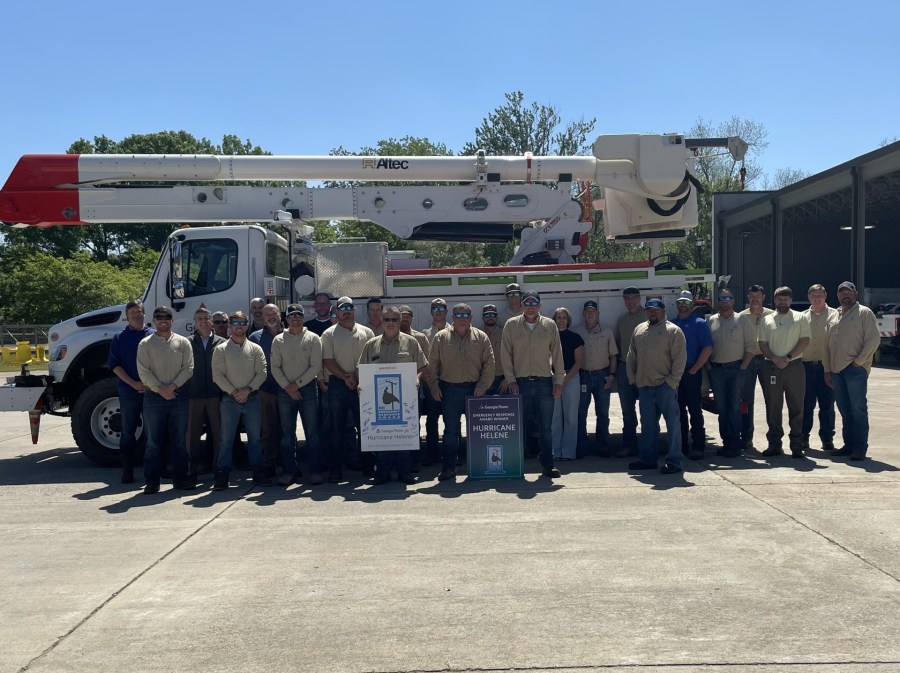 Georgia Power crews awarded for Hurricane Helene response
