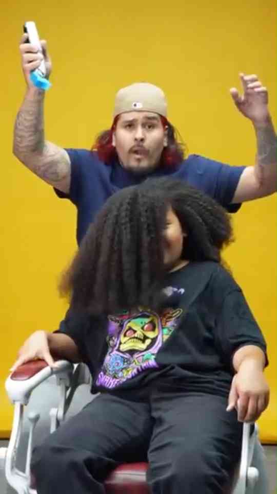 He Wanted Braids👀👀