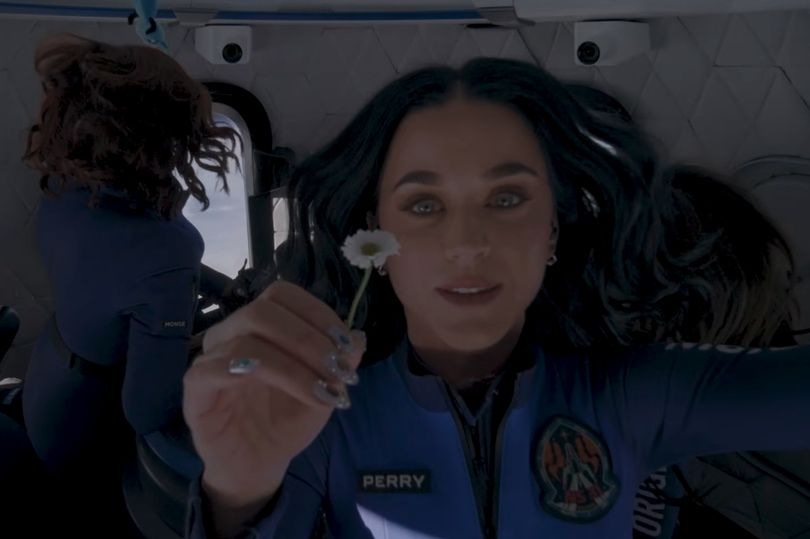 Pictures inside Blue Origin rocket ship show all-female crew taking in ...