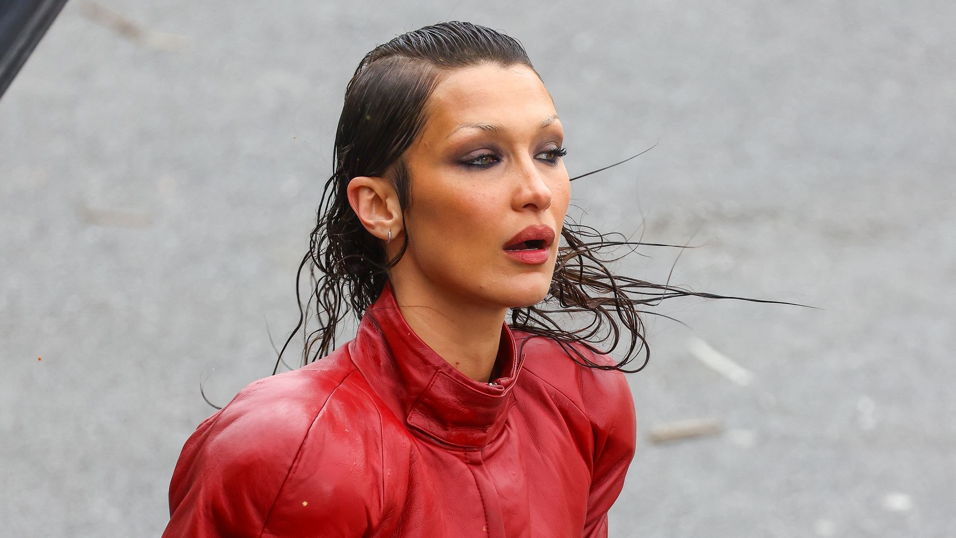 Bella Hadid's intense injury scene on the set of 'The Beauty'