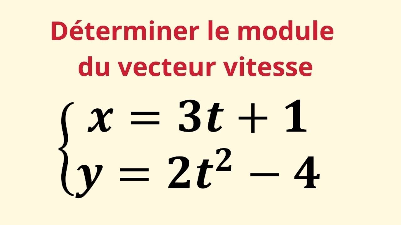 Velocity vector modulus