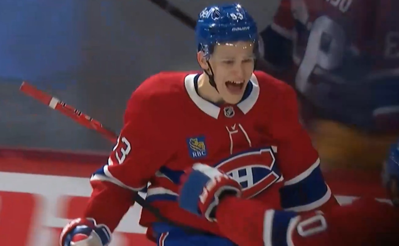 Ivan Demidov scores his first career goal in the NHL
