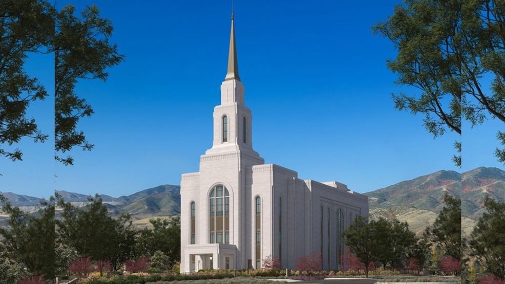 Renderings released for West Jordan Utah Temple in foothills of Oquirrh ...