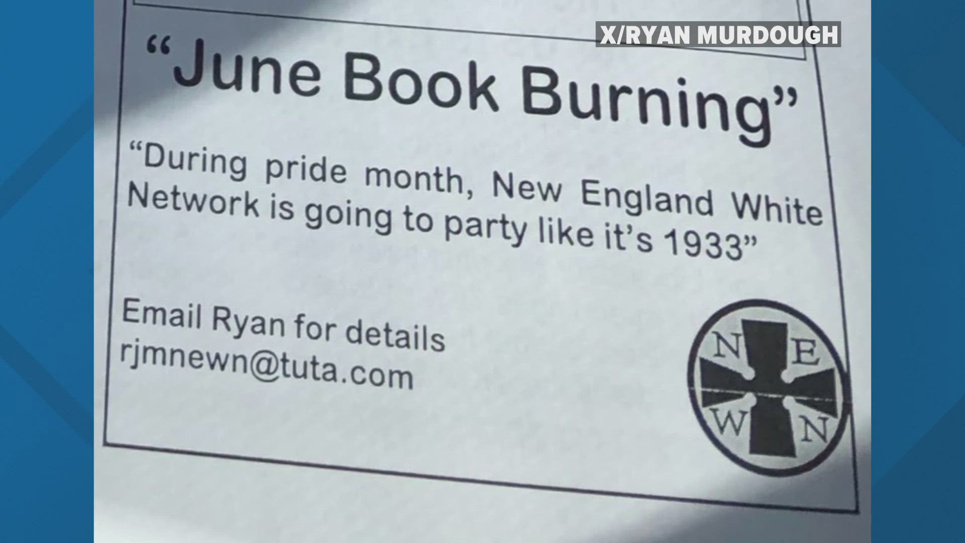 Controversial book-burning ad in Maine newspaper sparks backlash