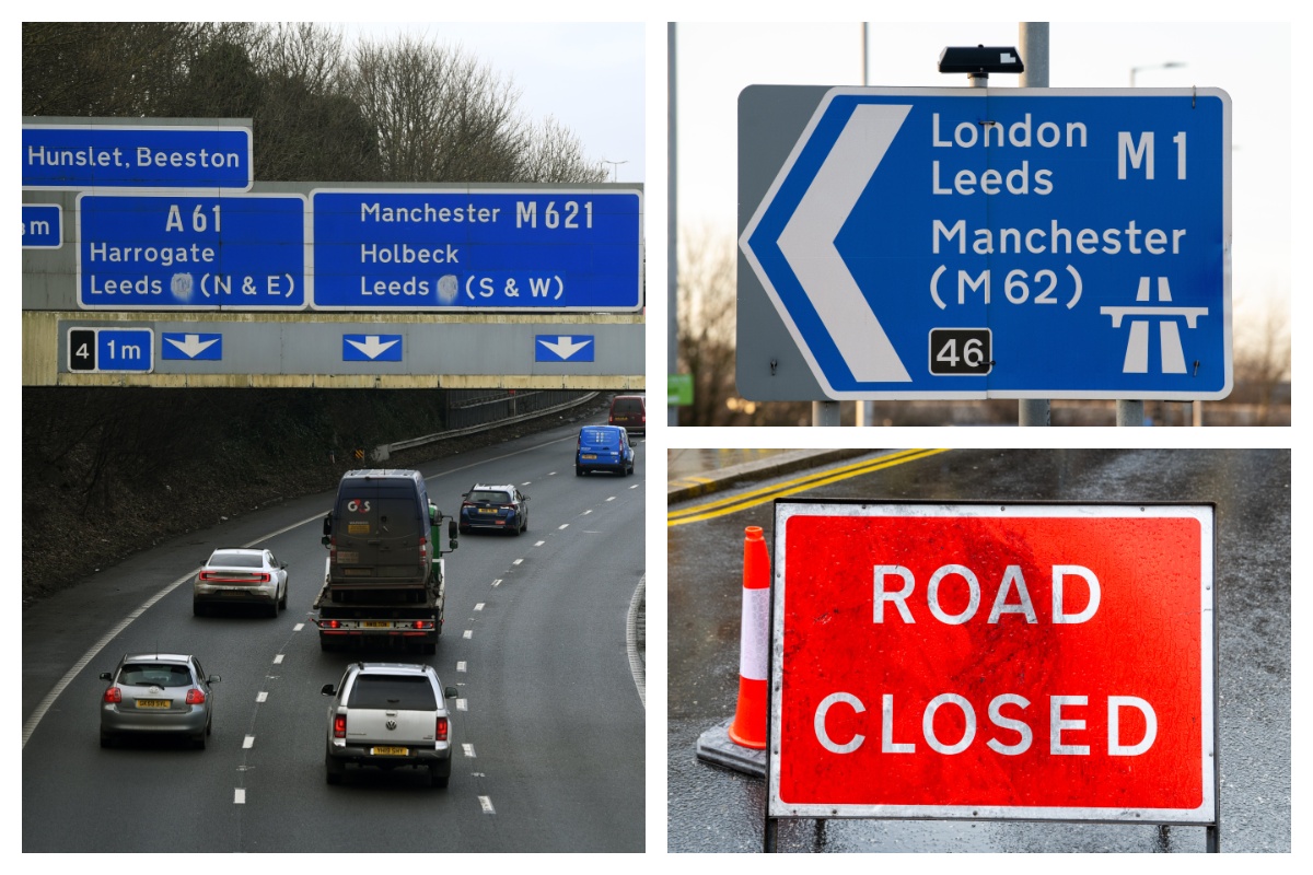 M621 Leeds: All route diversions and motorway closures in Yorkshire ...