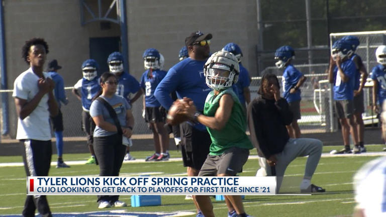 Tyler Lions open 2025 spring football practice