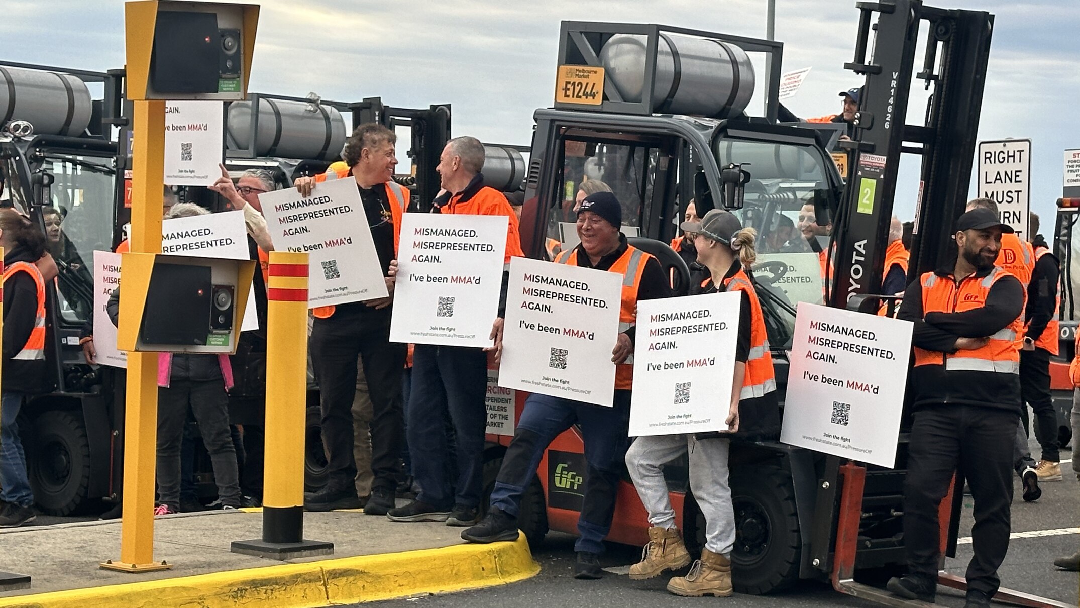 Melbourne wholesale market rental dispute ends after angry protests