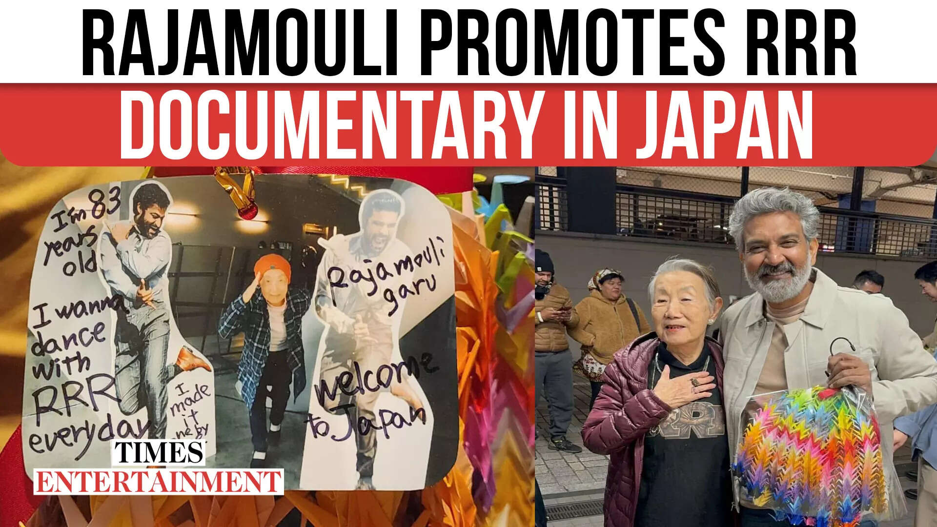 Rajamouli Promotes RRR Documentary in Japan