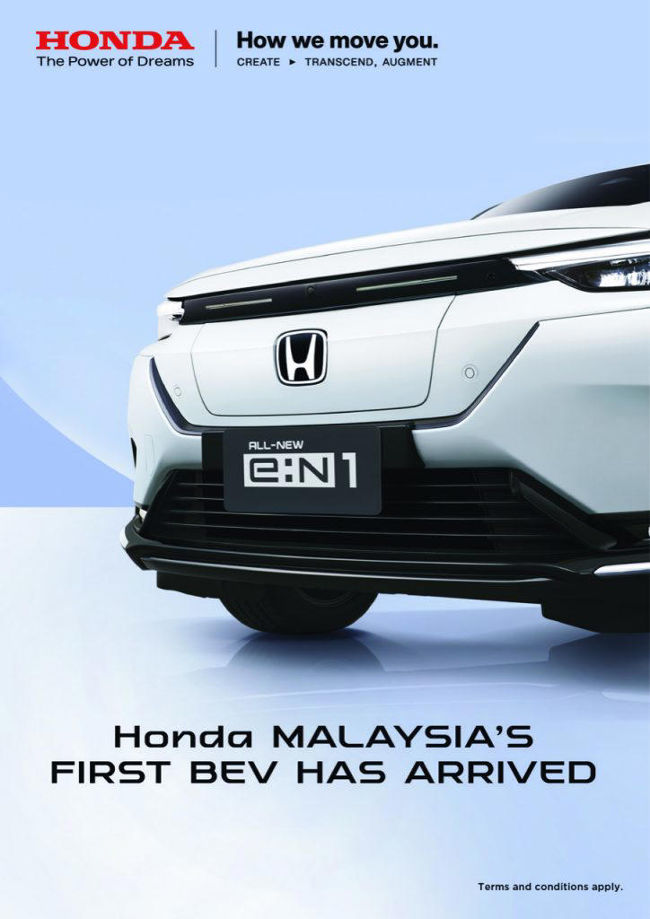 Honda e:N 1 Malaysia: Honda Malaysia’s first EV now available for pre-booking, launching in Q2 2025