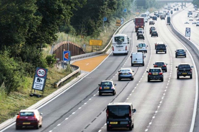 Drivers face £2,500 fines for middle-lane hogging in April crackdown
