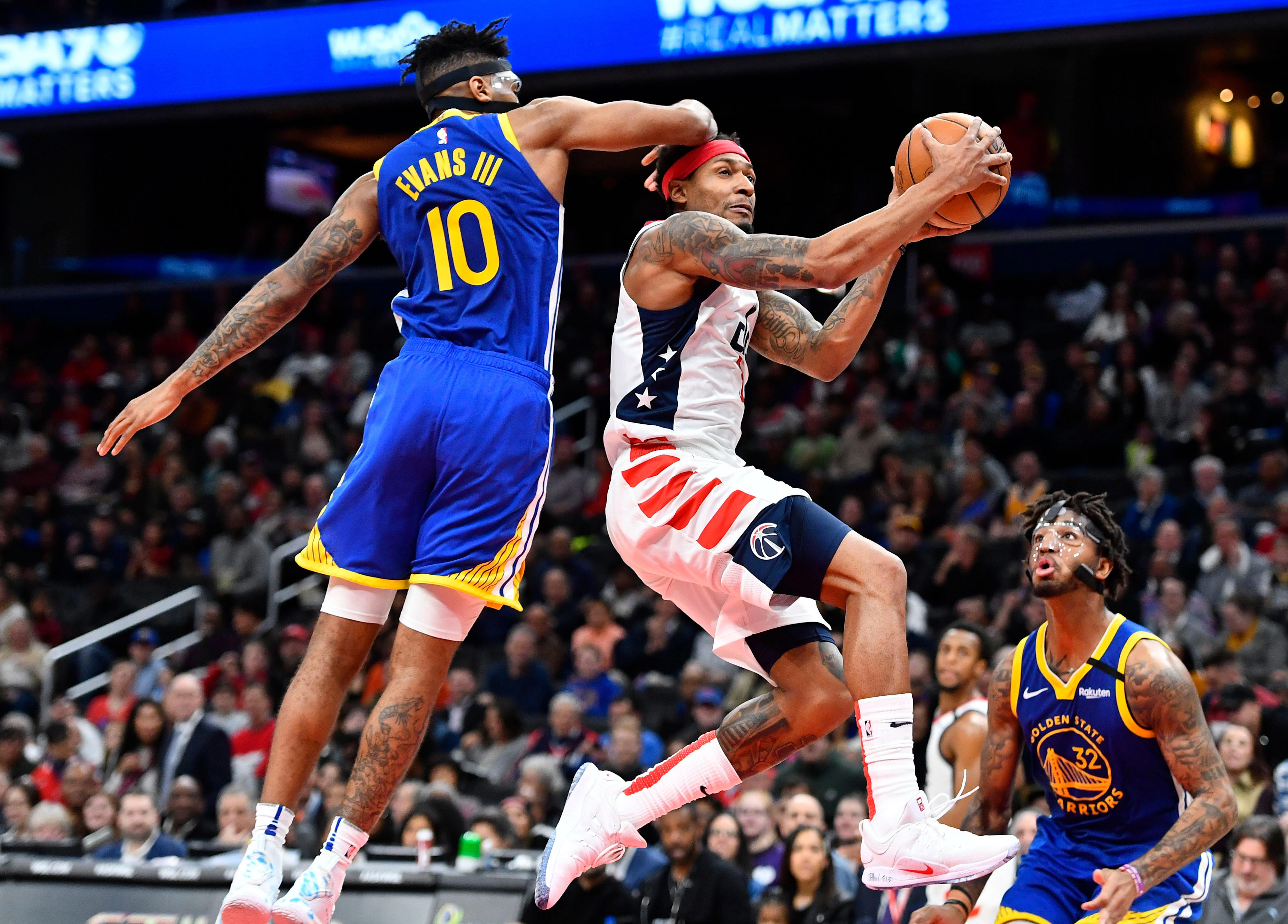 Golden State Warriors jersey history - No. 10 - Jacob Evans (2018-20)