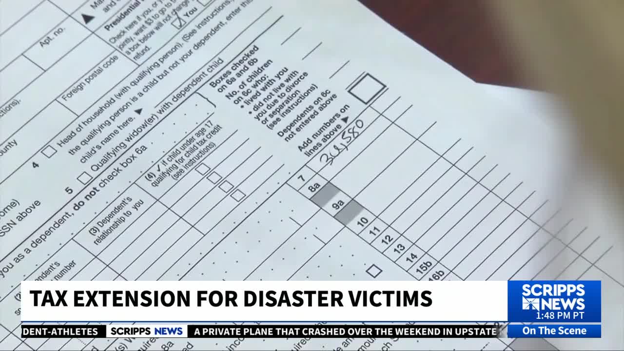 Residents under disaster declarations have more time to file their ...
