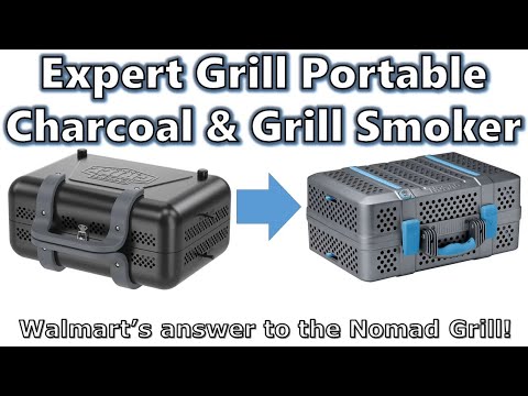 Expert Grill Portable Charcoal Grill & Smoker | Is This Walmart BBQ ...