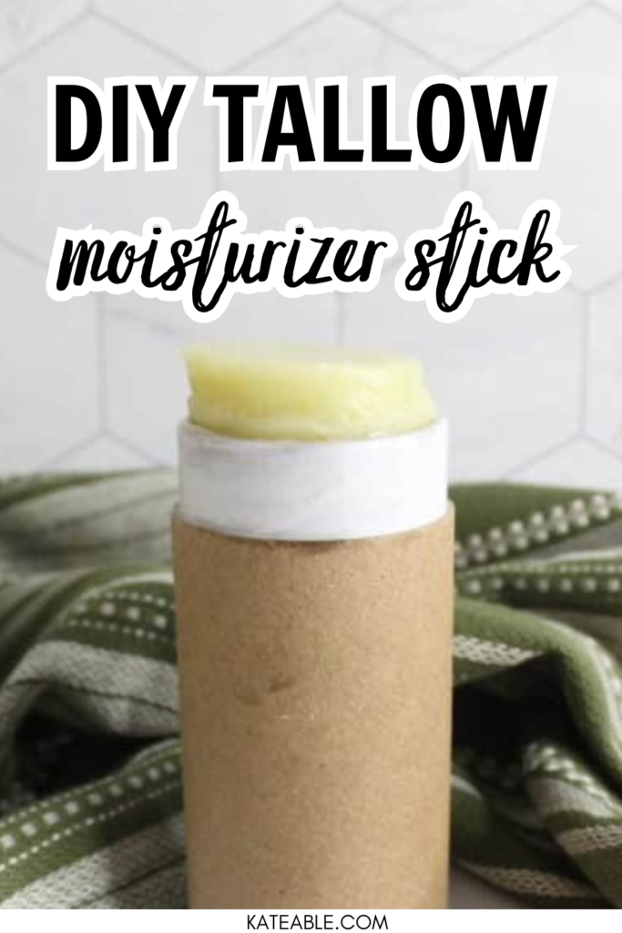 DIY Herbal Tallow Moisturizer Stick