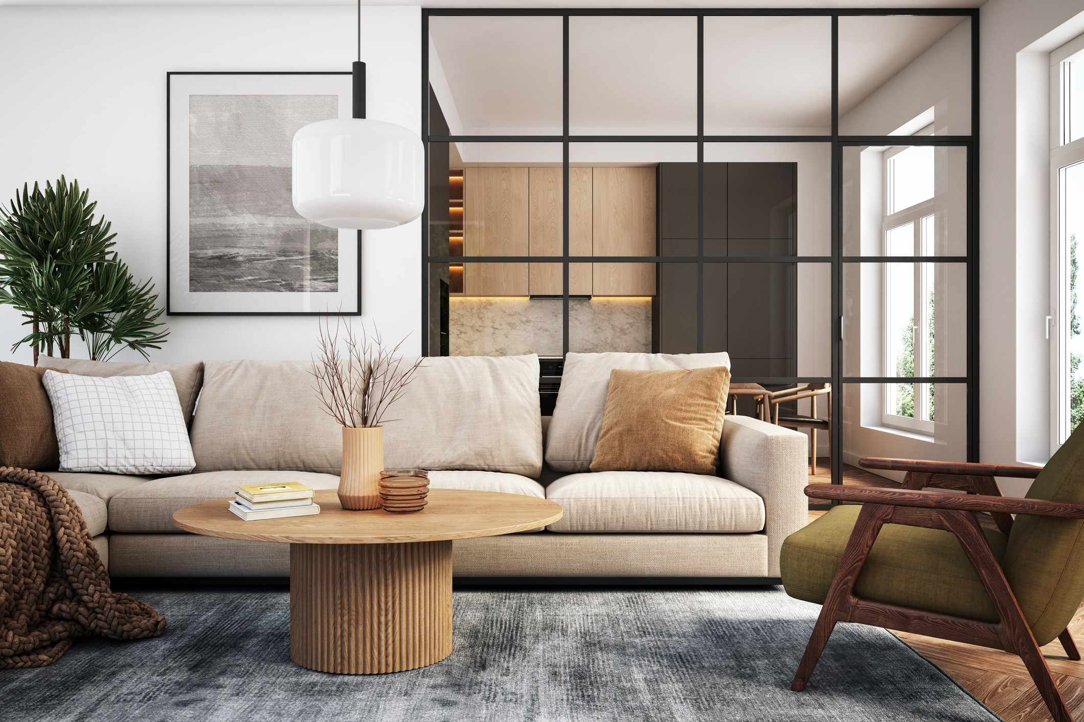How to style a coffee table set as a functional centerpiece, not just a ...