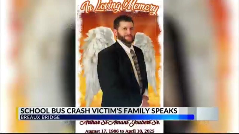 Family honors the life of Breaux Bridge man after tragic bus accident