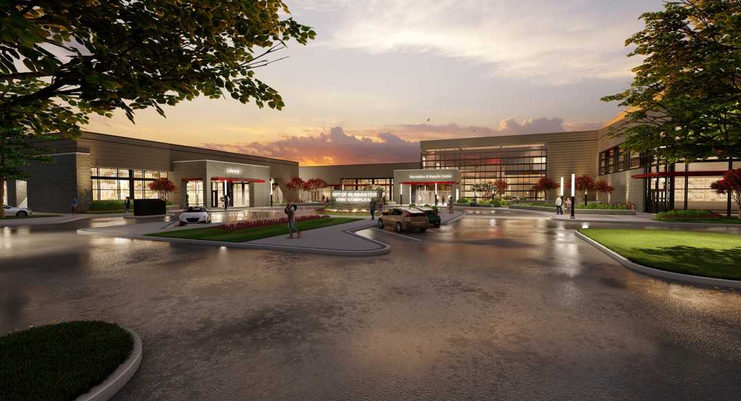 Plans in place to build Alabaster's new rec center and library