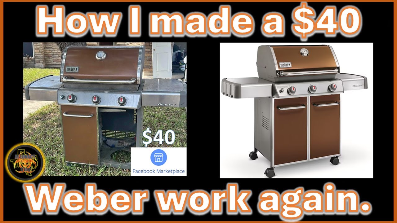 How I Made a $40 Weber Grill Work Again | DIY Weber Genesis Propane Repair