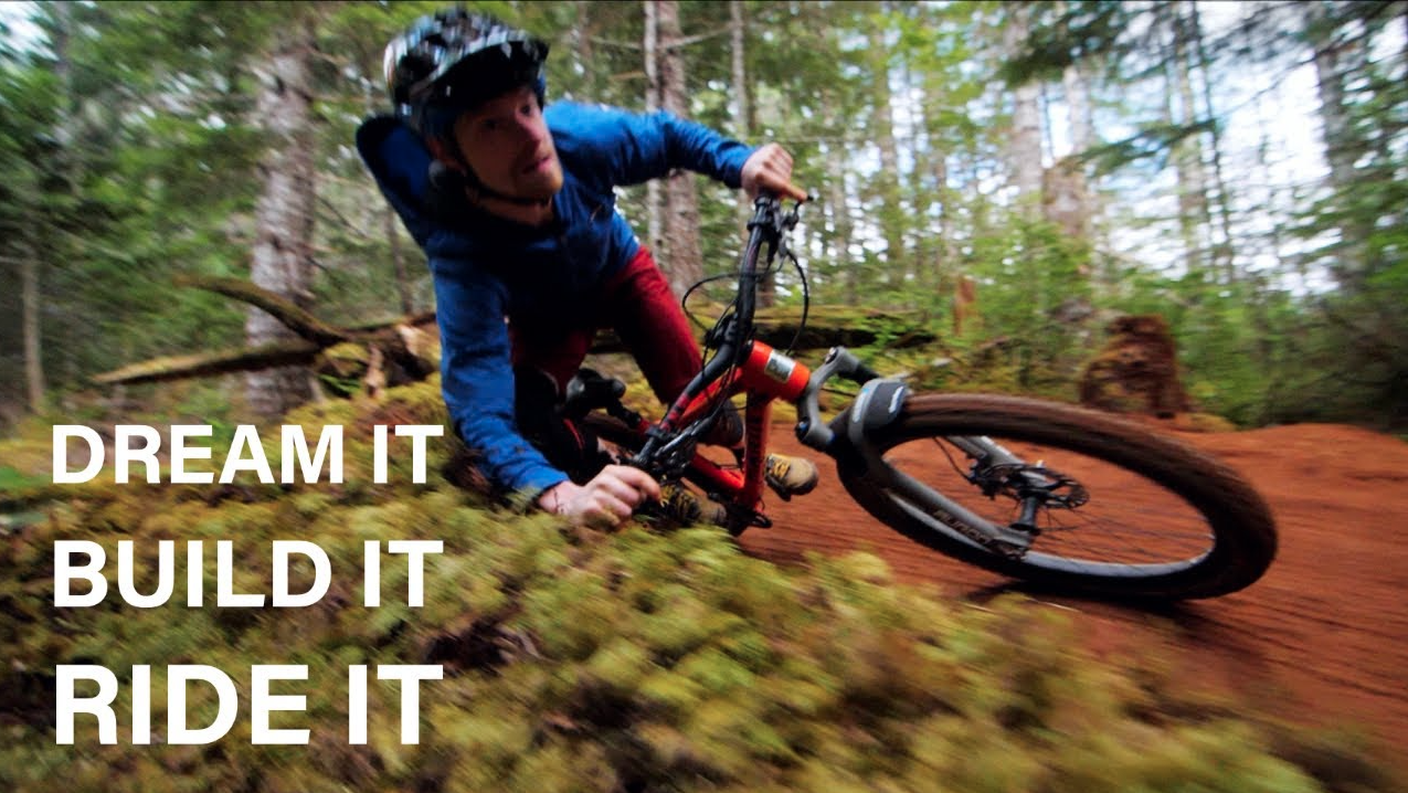 Mountain Bike Trail Comes to LIFE!! RAW Build & RIDE