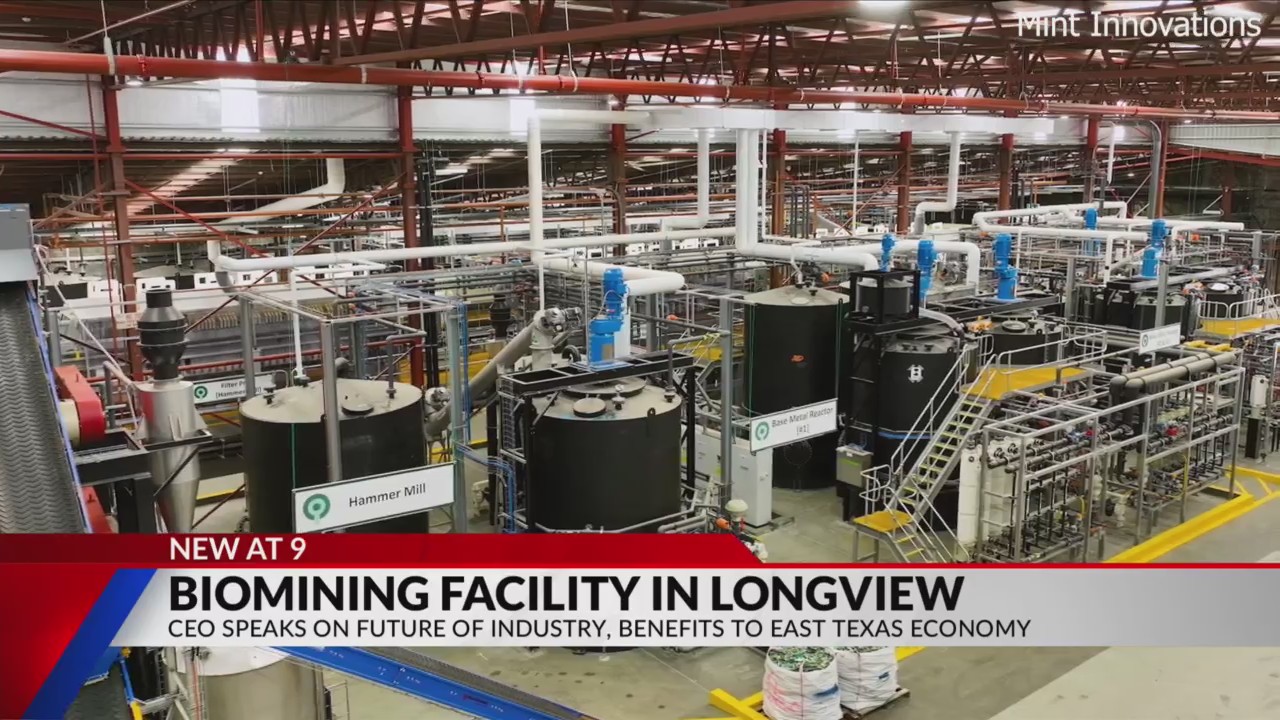Longview biomining facility CEO speaks on benefits to East Texas, future of technology