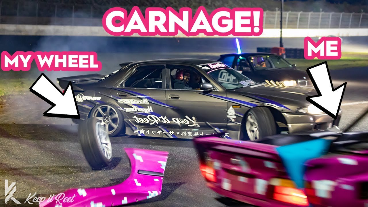 13B E36 Ute Drifting | Losing a Wheel Mid-Drift!