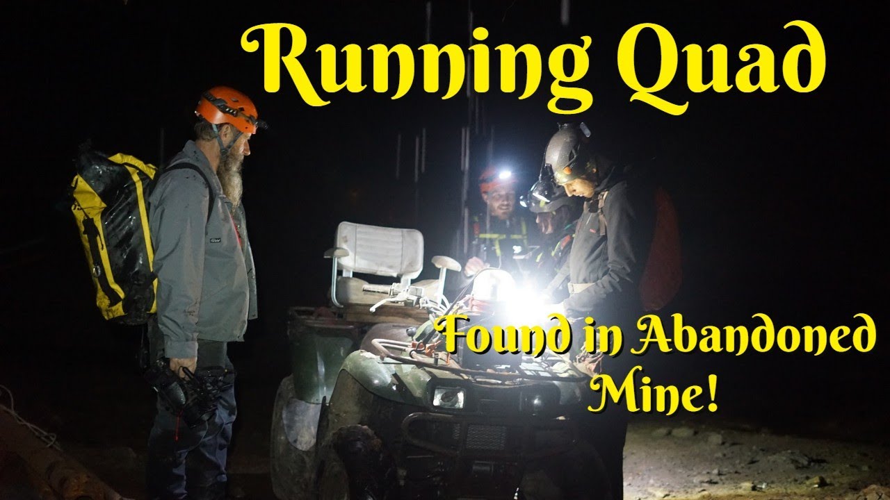 Running quad found in an abandoned mine!