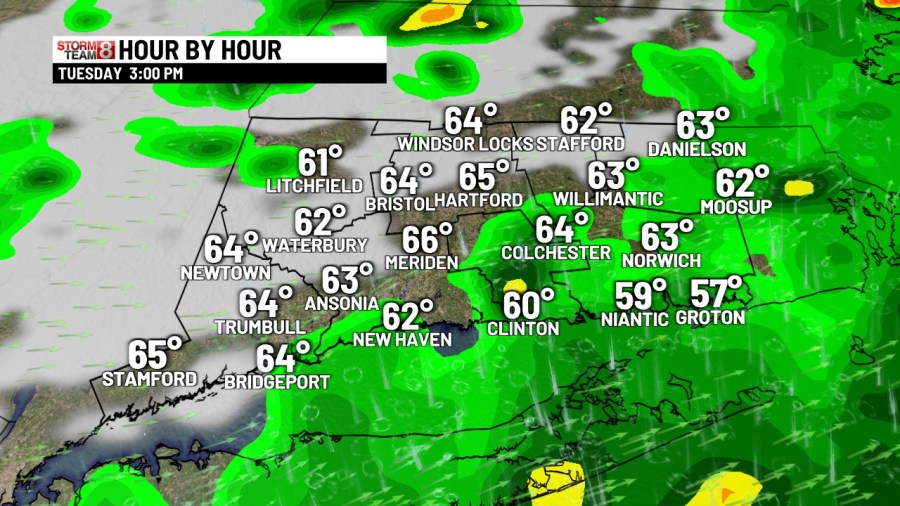 Changeable weather today & chilly Wednesday