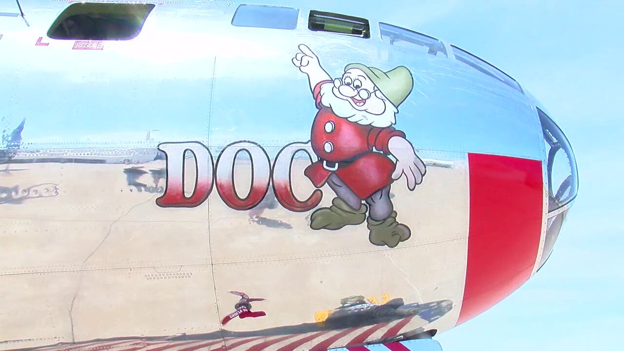 Historical B-29 Superfortress plane ‘Doc’ lands in Lawton