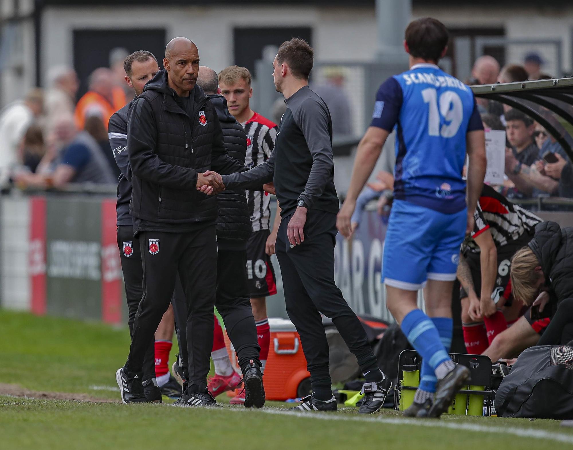 Preece says that Chorley are still in a ‘fantastic position’