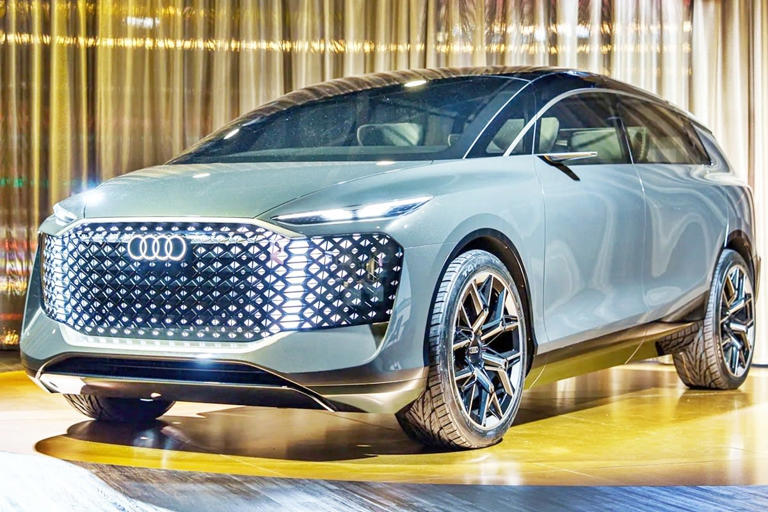 Inside Audi’s $105K Q10 SUV: Bamboo Trim, Ceiling Screens, and ...