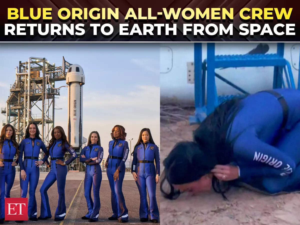 ‘We belong here’: Blue Origin’s all-female crew, including Katy Perry ...