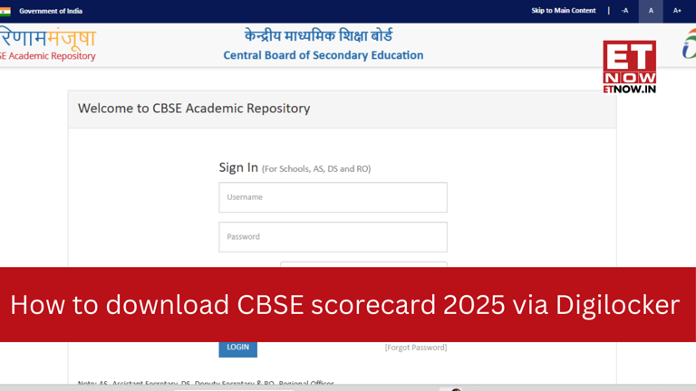 CBSE 10th, 12th scorecard 2025 via Digilocker; How to download