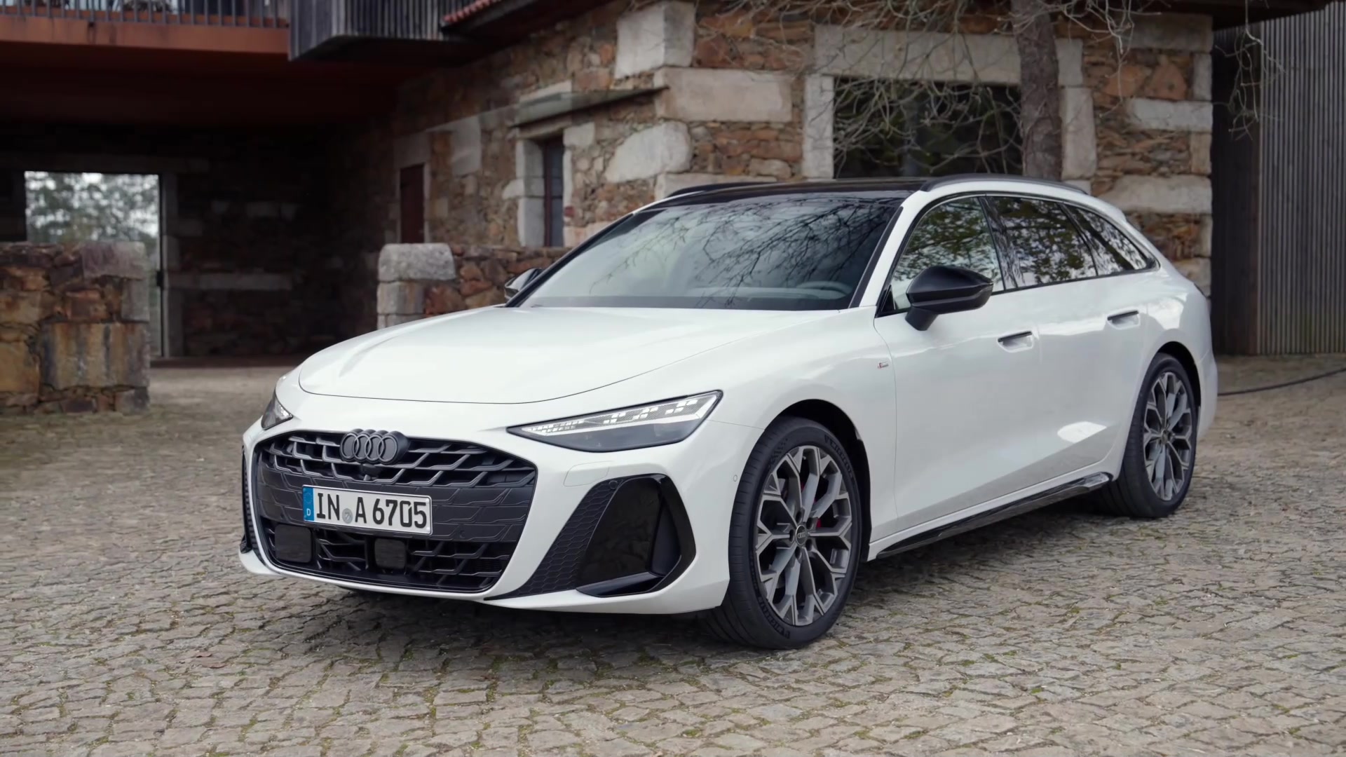 The new Audi A6 Avant Design Preview in Glacier white