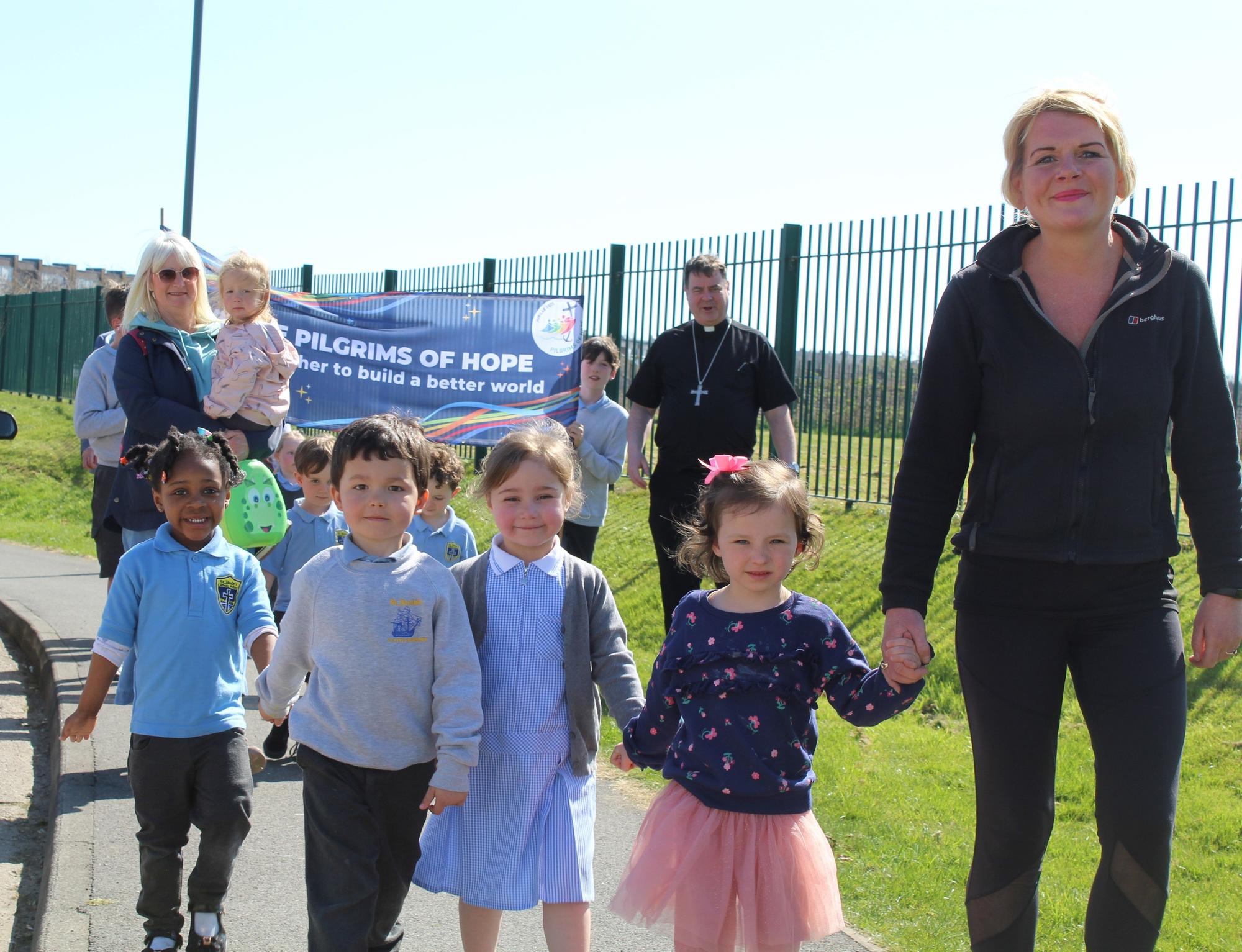 South Shields schoolchildren join Bishop to walk 200km in Lent ...