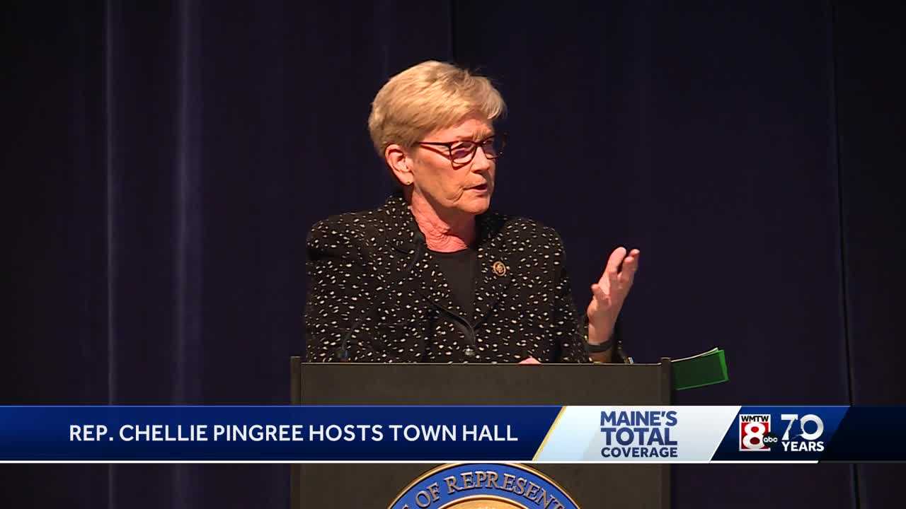 Rep. Chellie Pingree hosts town hall amid national attention on Maine