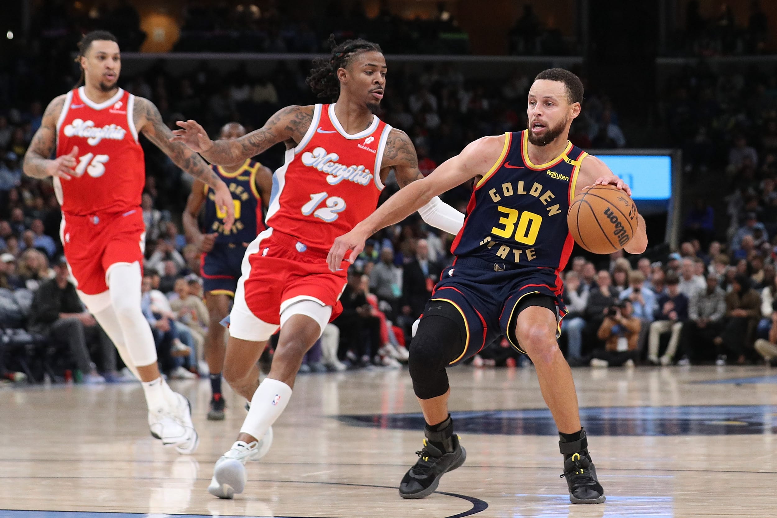 NBA: Veteran Warriors ‘flying’ toward West play-in vs Grizzlies