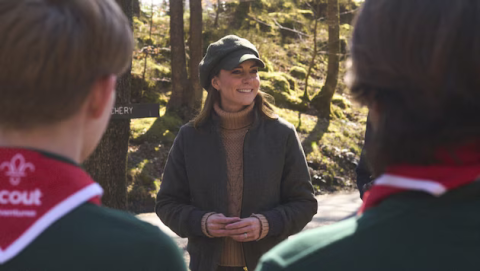 Prinzessin Kate findet im Wald "Frieden"